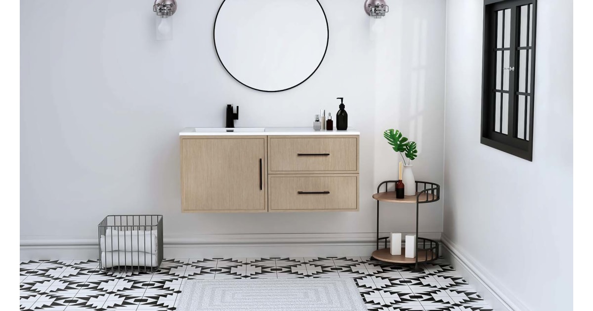 Cutler Kitchen and Bath FV RAZ FLAVIA42 Razza 42" Wall Mounted Single ...