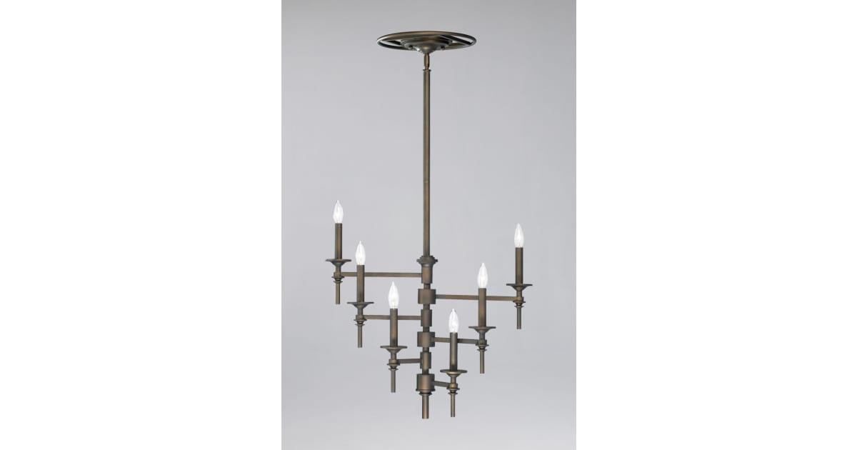 Cyan Design 04184 Contemporary / Modern 6 Light Up Lighting Chandelier ...