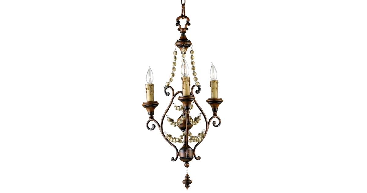 Cyan Design 03010 Meriel 3 Light 16" Wide Taper Candle Pendant ...