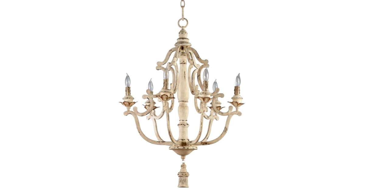 Cyan Design 04633 Maison 6 Light 24" Wide Taper Candle Chandelier ...
