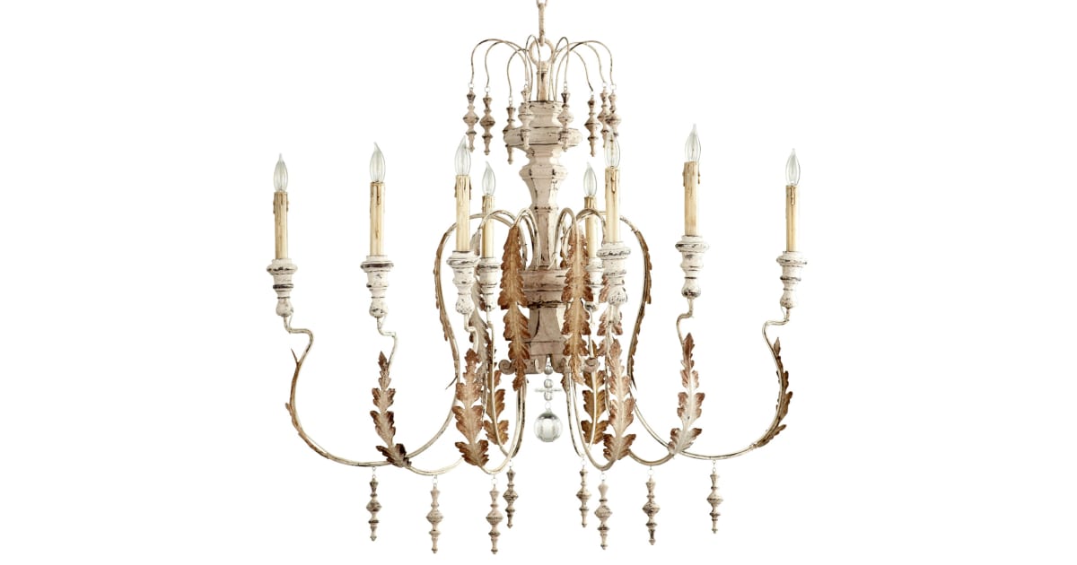 Cyan Design 05051 Motivo 8 Light 36" Wide Taper Candle Chandelier ...