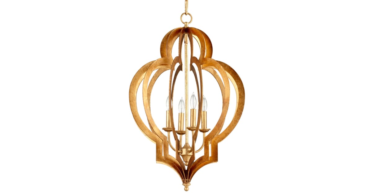 Cyan Design 05973 Vertigo 4 Light 19" Wide Taper Candle Pendant | Build.com