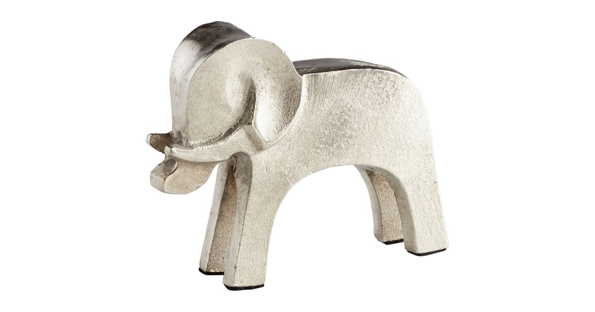 Cyan Design 08884 Tusk Tusk! Aluminum Elephant Statue | Build.com