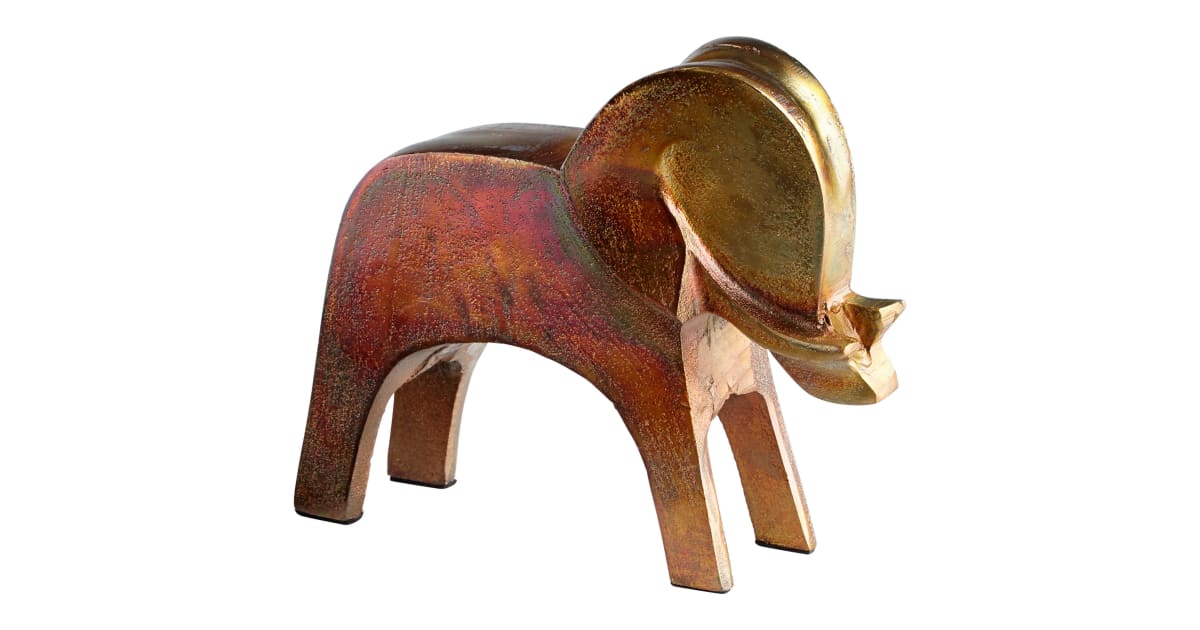 Cyan Design 08887 Tusk Tusk! Aluminum Elephant Statue | Ferguson Home