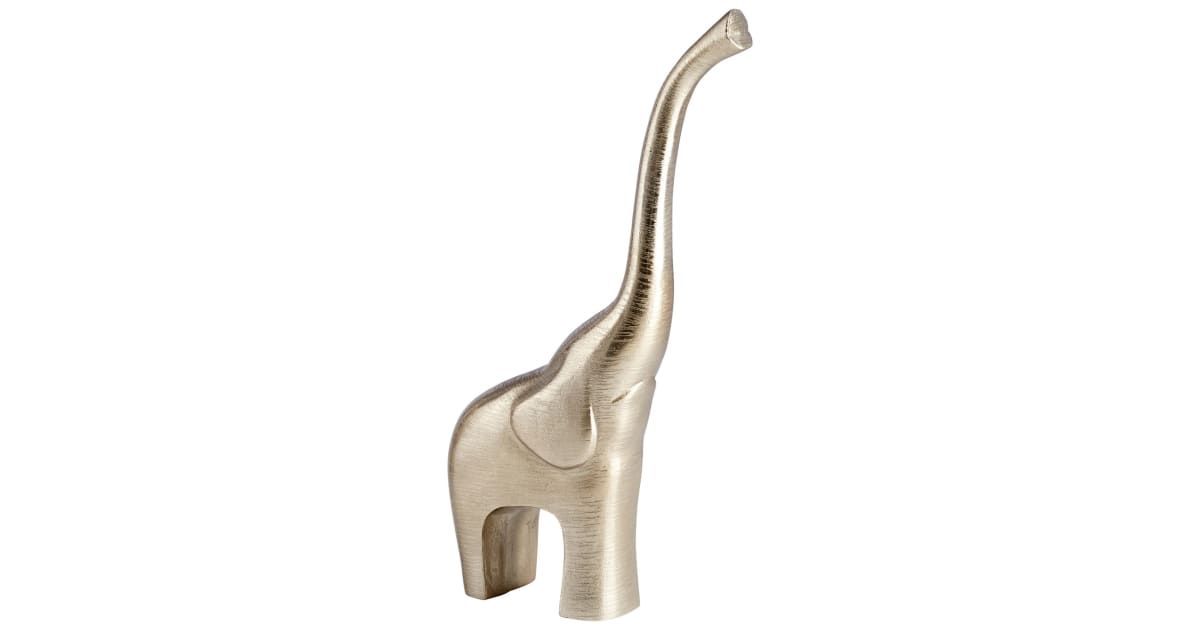 Cyan Design 08920 Trumpeter Aluminum Elephant Statue | Ferguson Home