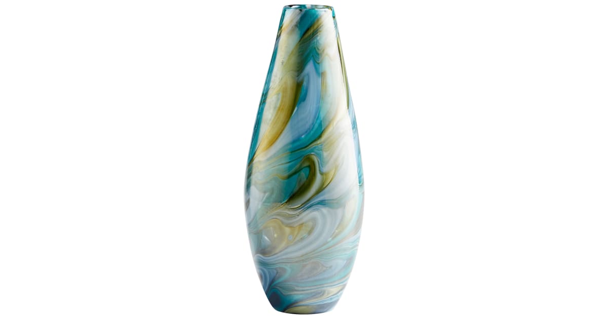 Cyan Design 09501 Chalcedony 4-3/4" Diameter Glass Vase | Build.com