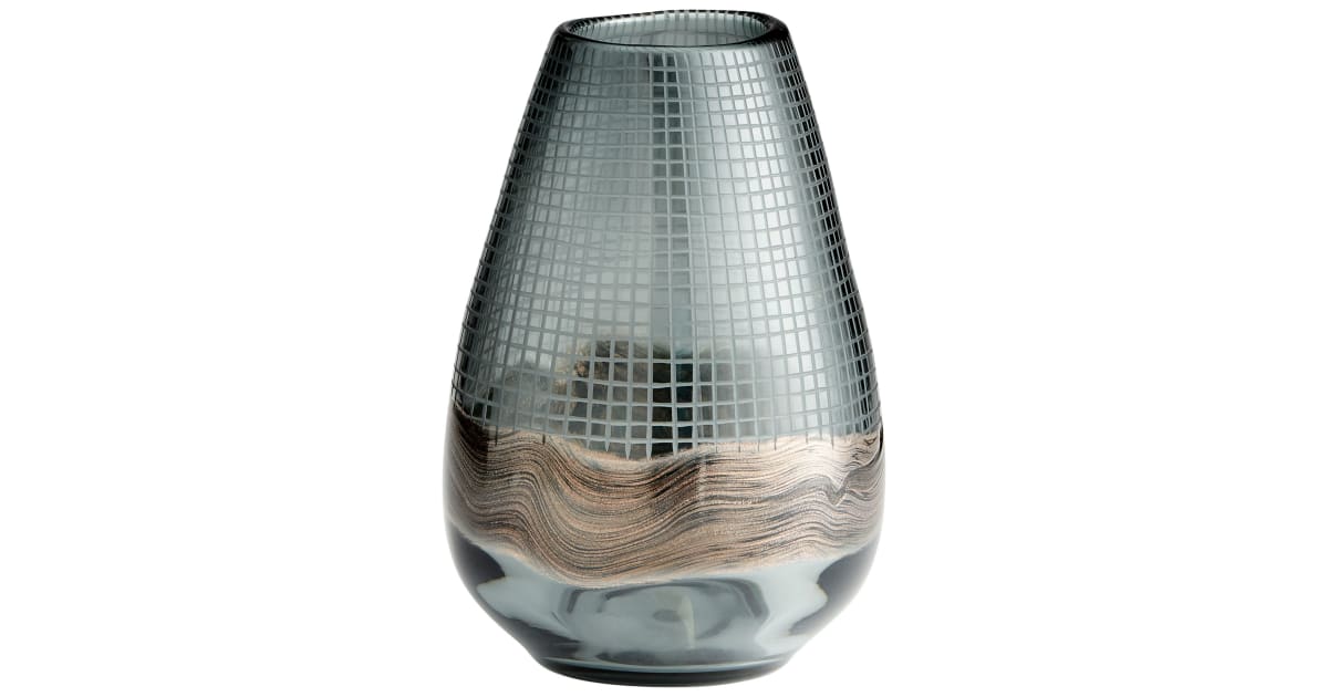 Cyan Design 09971 Axiom 7-1/4" Diameter Glass Vase | Ferguson Home