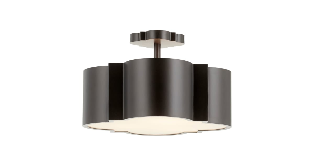 Cyan Design 10066 Wyatt 3 Bulb 16" Wide Medium (E26) Semi-Flush ...