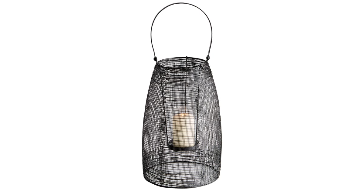 Cyan Design 10243 Small Gauze Glass and Iron Hanging Pillar ...