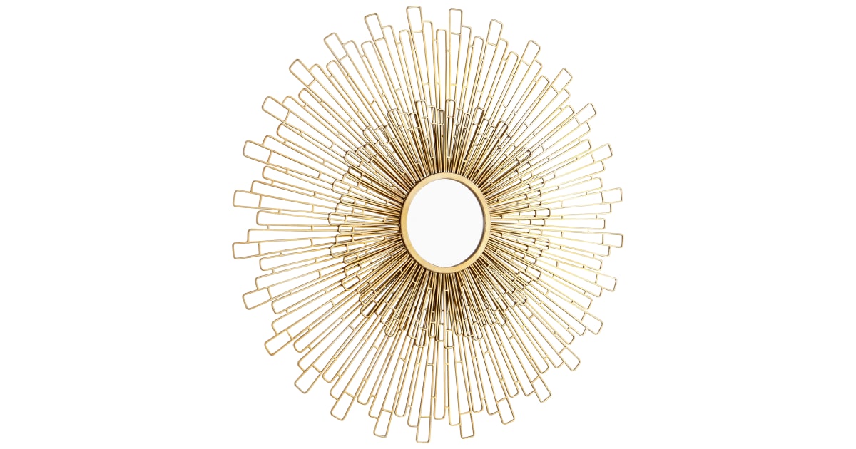 Cyan Design 10409 39" Diameter Circular Framed Bathroom Mirror | Build.com