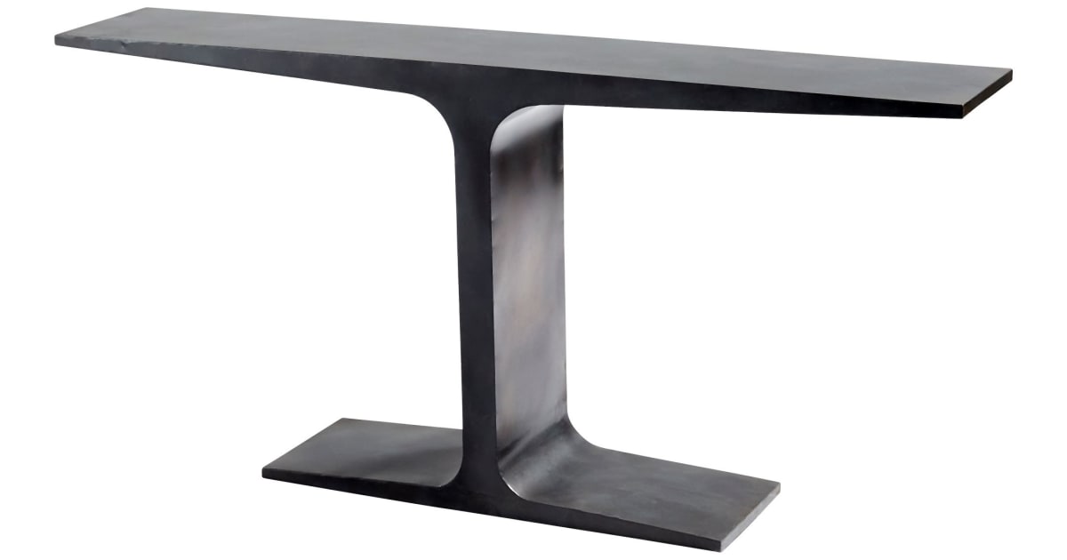 Cyan Design 10947 Anvil 13" Wide Iron Console Table | Ferguson Home