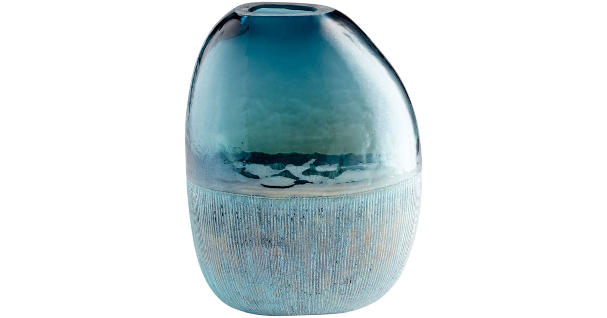 Cyan Design 11073 Cape Caspian 10-1/4" Tall Glass Vase | Ferguson Home