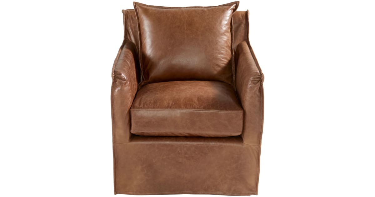 Cyan Design 11111 Sovente 32" Wide Leather Framed Arm Chair | Ferguson Home