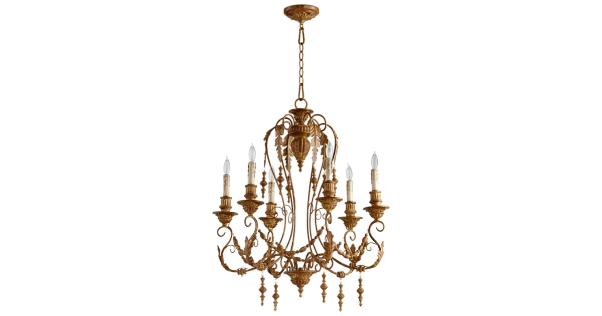 Cyan Design 06579 Lolina 6 Light 1 Tier Candle Style Chandelier | Build.com