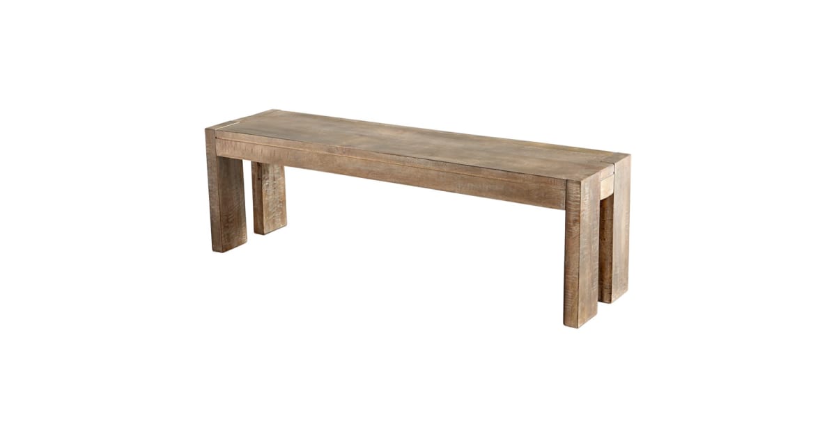 Cyan Design 07012 Segvoia 18 Inch Tall Wood Bench Made in India | Build.com