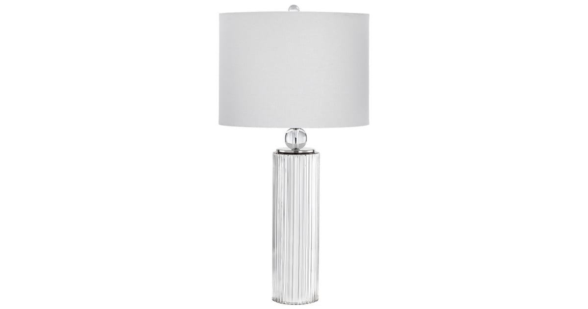 Cyan Design 08521-1 Astra 1 Light Accent Table Lamp with White Shade ...