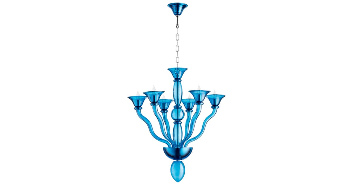 Cyan Design 08543 Phantasm 6 Light 1 Tier Candle Style Chandelier ...