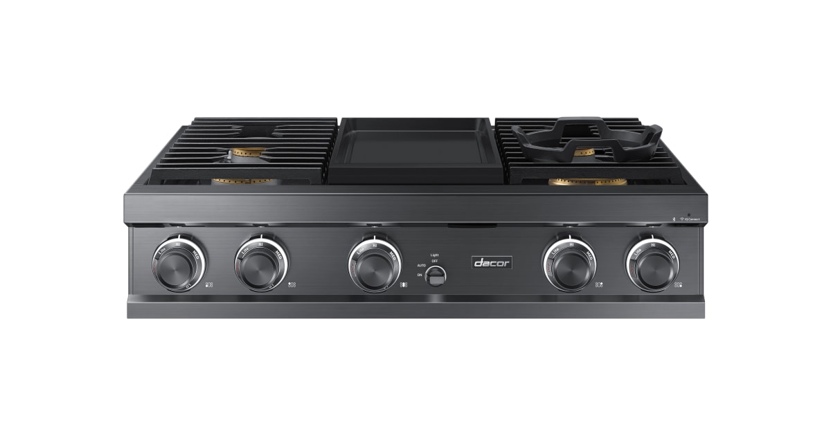 Dacor DTT36M974LM Contemporary 36 Inch Wide Built-In Natural Gas ...