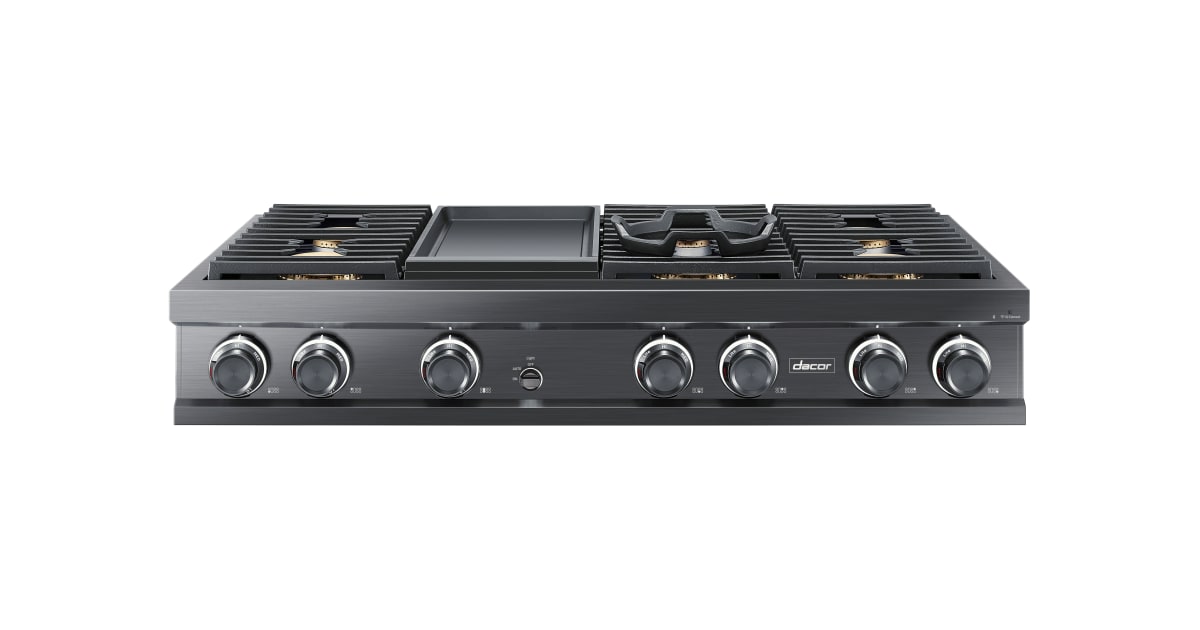 Dacor DTT48M976LM Contemporary 48 Inch Wide Built-In Natural Gas ...