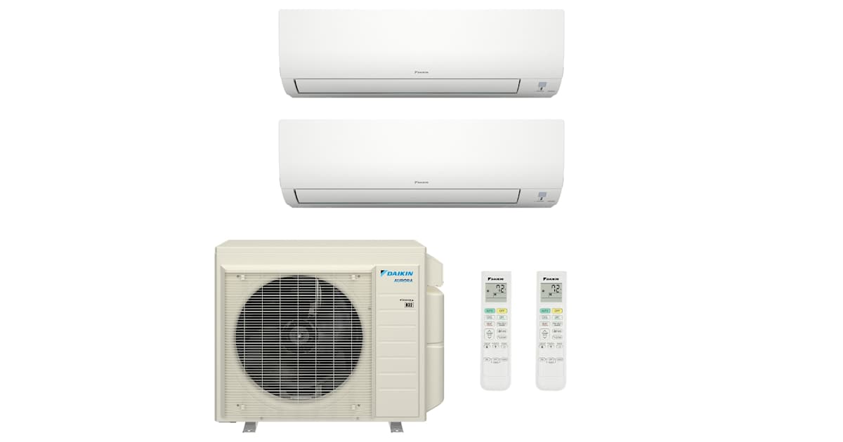 Daikin 2MXT18AVJU9 CTXV07AVJU9 FTXV09AVJU9 MXT 17.2K BTU Cooling / 18K ...