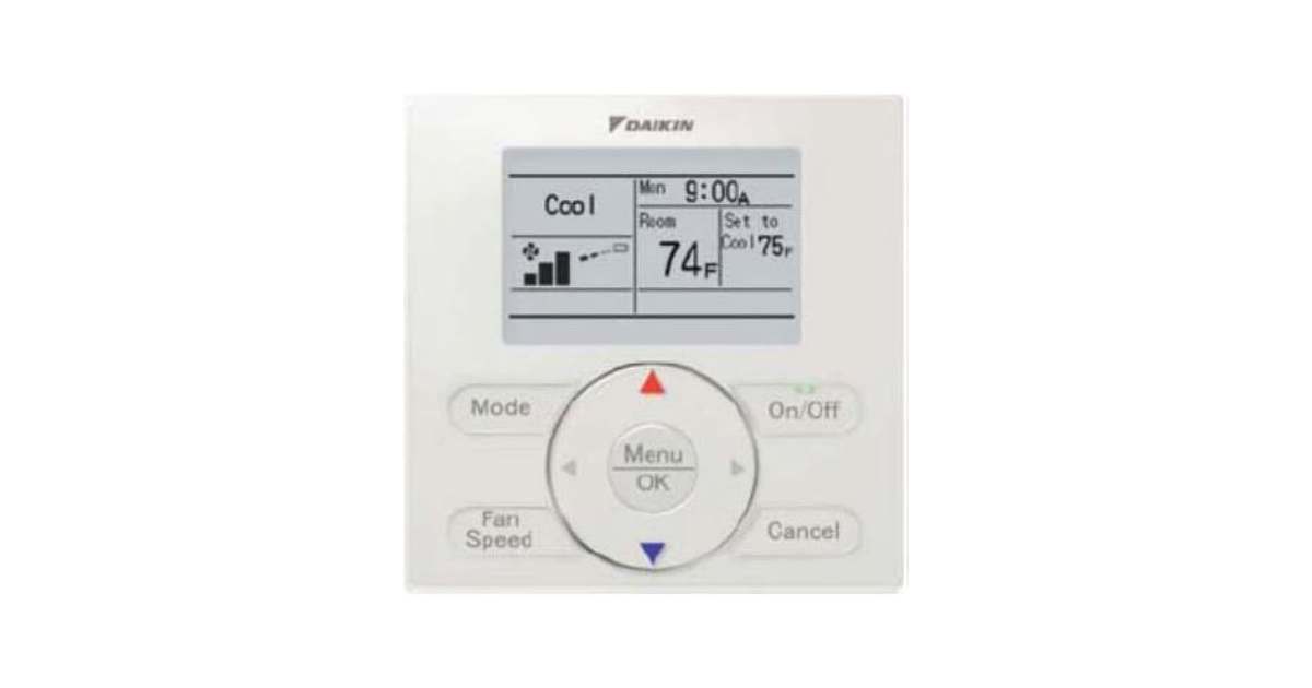 Daikin BRC1E73 Wired Remote Controller for Ceiling Cassette and ...