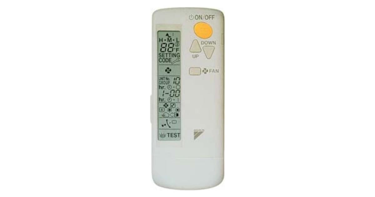 Daikin BRC7E830 Wireless Remote Controller for Multi Zone Ceiling ...