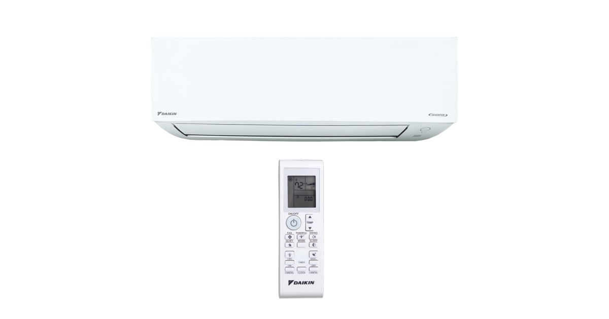 Daikin FTXC12AXVJU Entra 12,000 BTU Cooling / 11,300 BTU Heating 208 / 230 Volt Mini Split Wall ...