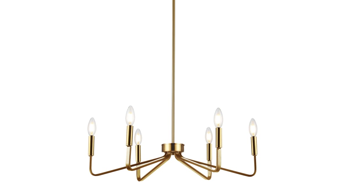 Dainolite CLN-266C-AGB Clayton 6 Light 26" Wide Chandelier | Build.com