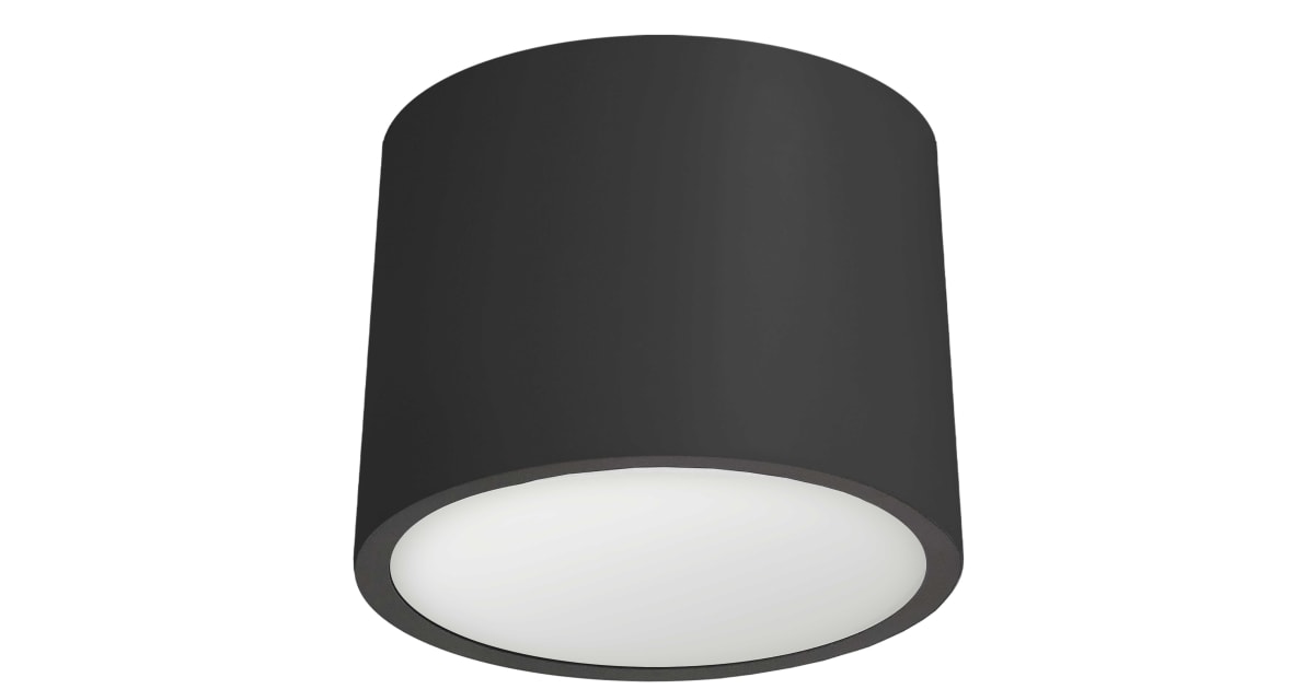 Dainolite ECO-C1015-MB Echo 10" Wide Flush Mount Drum Ceiling Fixture ...