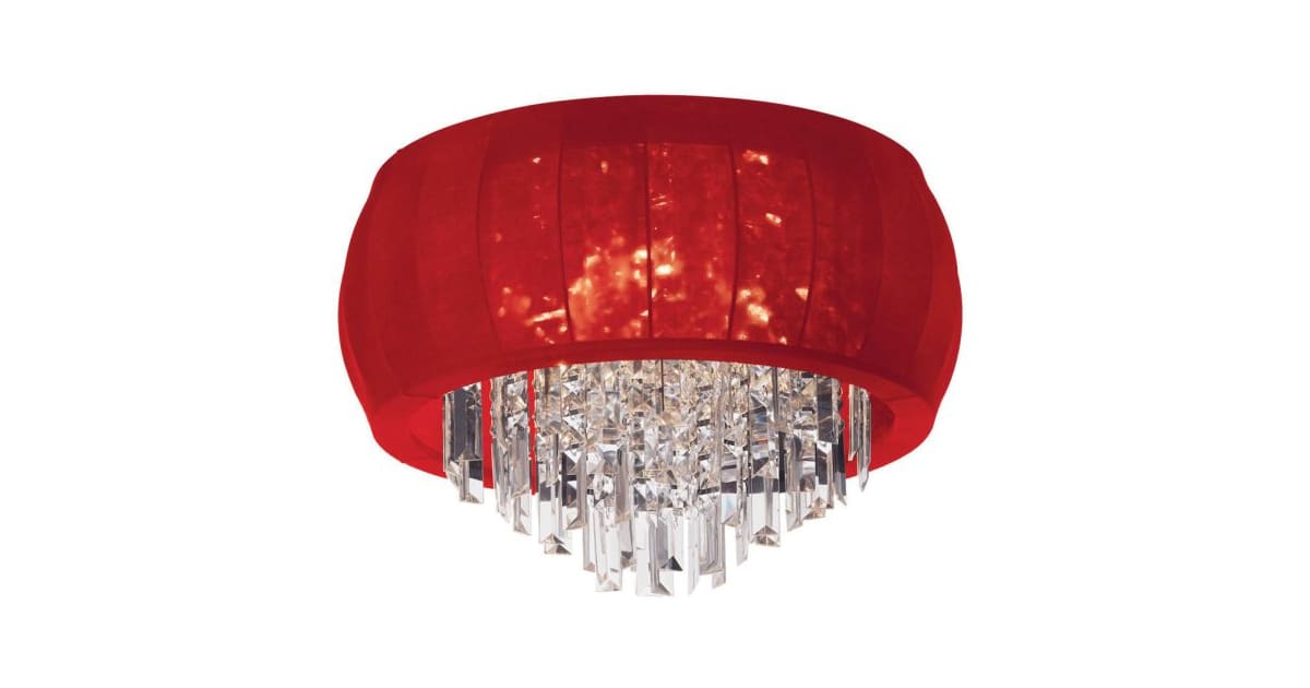 Dainolite MYA-26FH-PC-927 Maya 8 Light Flushmount Ceiling Fixture ...