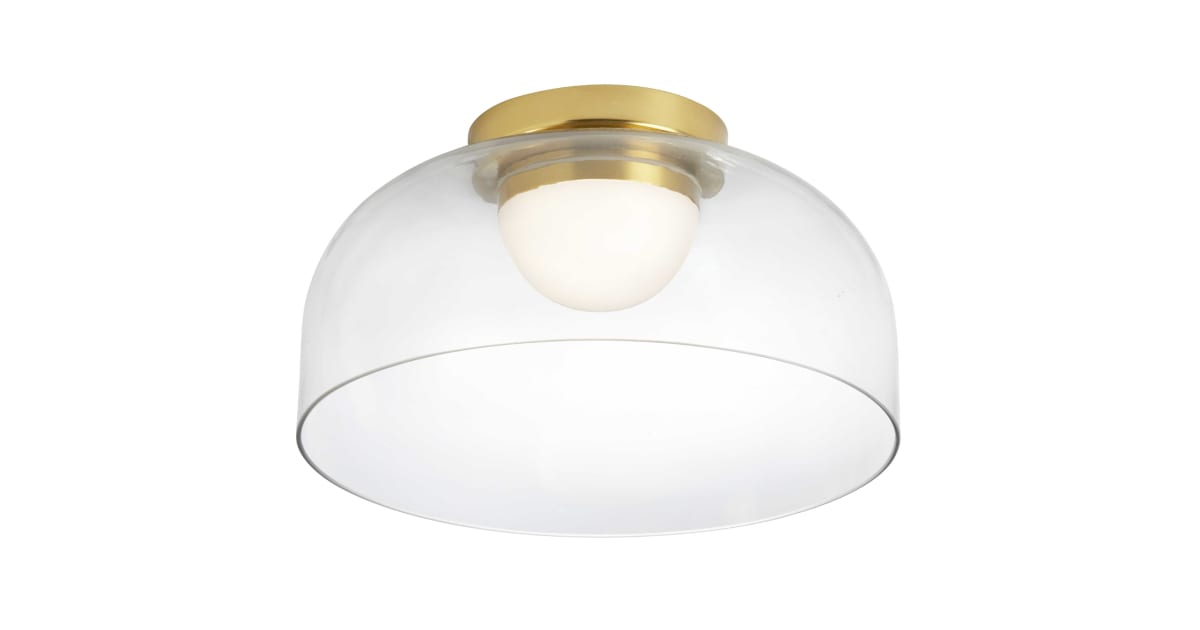 Dainolite NAD-1210LEDFH-AGB Nadine 12" Wide Flush Mount Ceiling Fixture ...