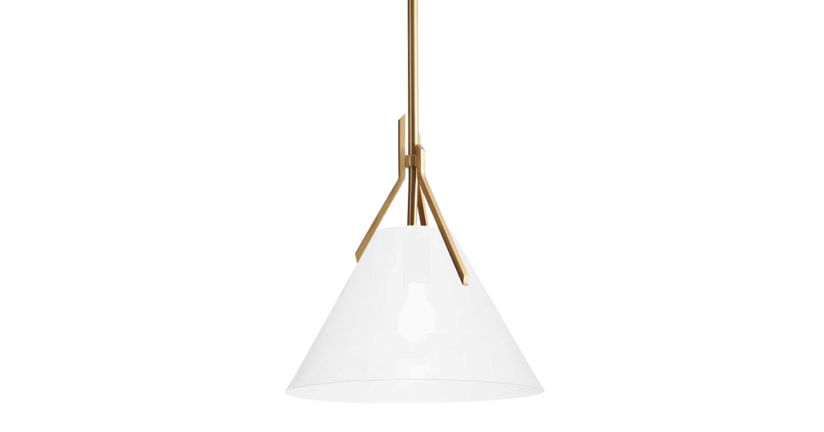 Dainolite NIC-101P-AGB Nicole 12" Wide Pendant | Ferguson Home
