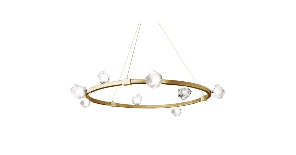 Dainolite PRN-4212C-AGB Pearlene 12 Light 43" Wide Ring Chandelier ...