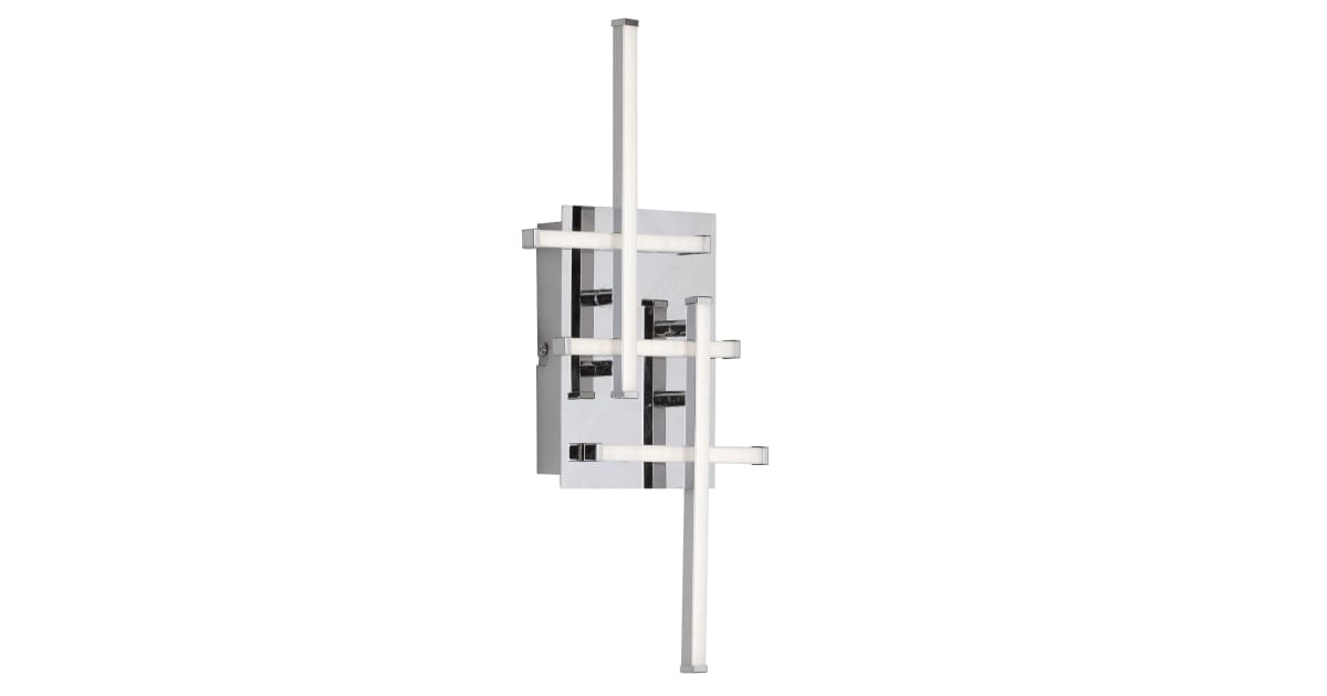 Dainolite SUM-188W-PC Summit 5 Light 8" Tall LED Wall Sconce | Ferguson ...