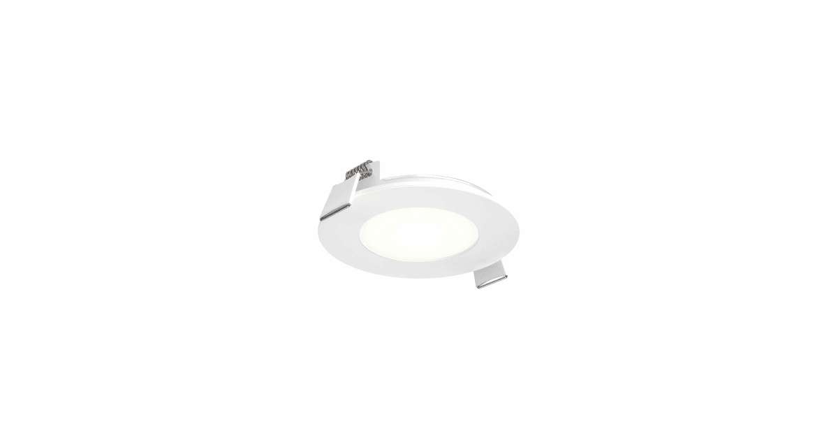 DALS Lighting 2003-WH Access 3" Integrated LED Wafer Recessed Trim ...