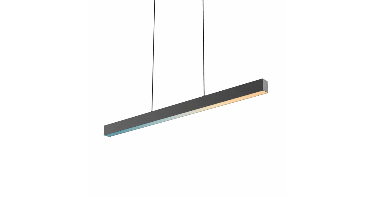 DALS Lighting DCP-LNPD48-BK Boulevard Pendant Pro 48" Wide LED Linear ...