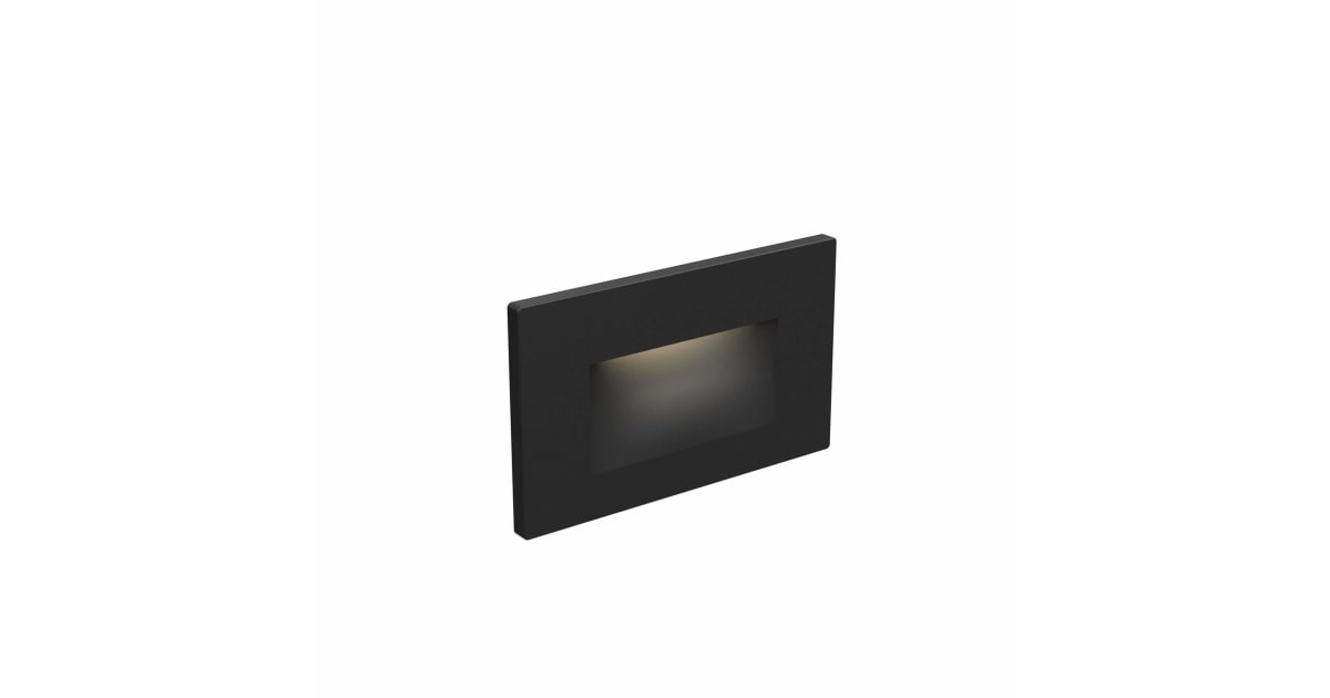 DALS Lighting LEDSTEP005D-CC-BK Single Camber 5" Wide 120V LED Down ...