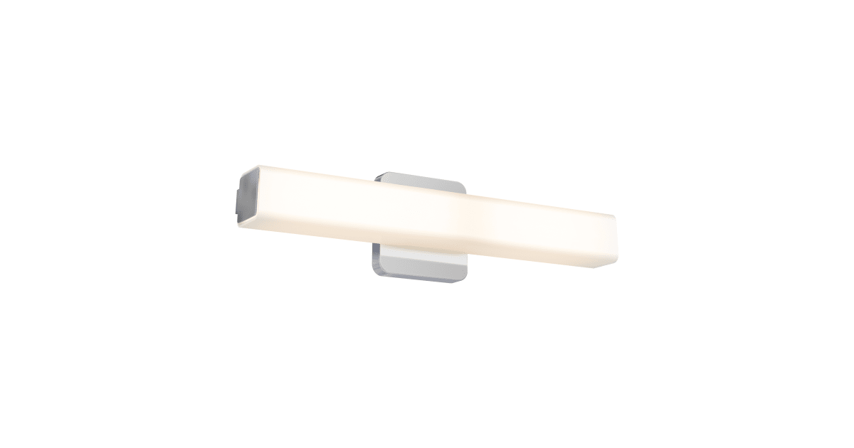 DALS Lighting LEDVAN001-18CH LED Vanity 18" Wide LED Bath Bar - 3000K ...