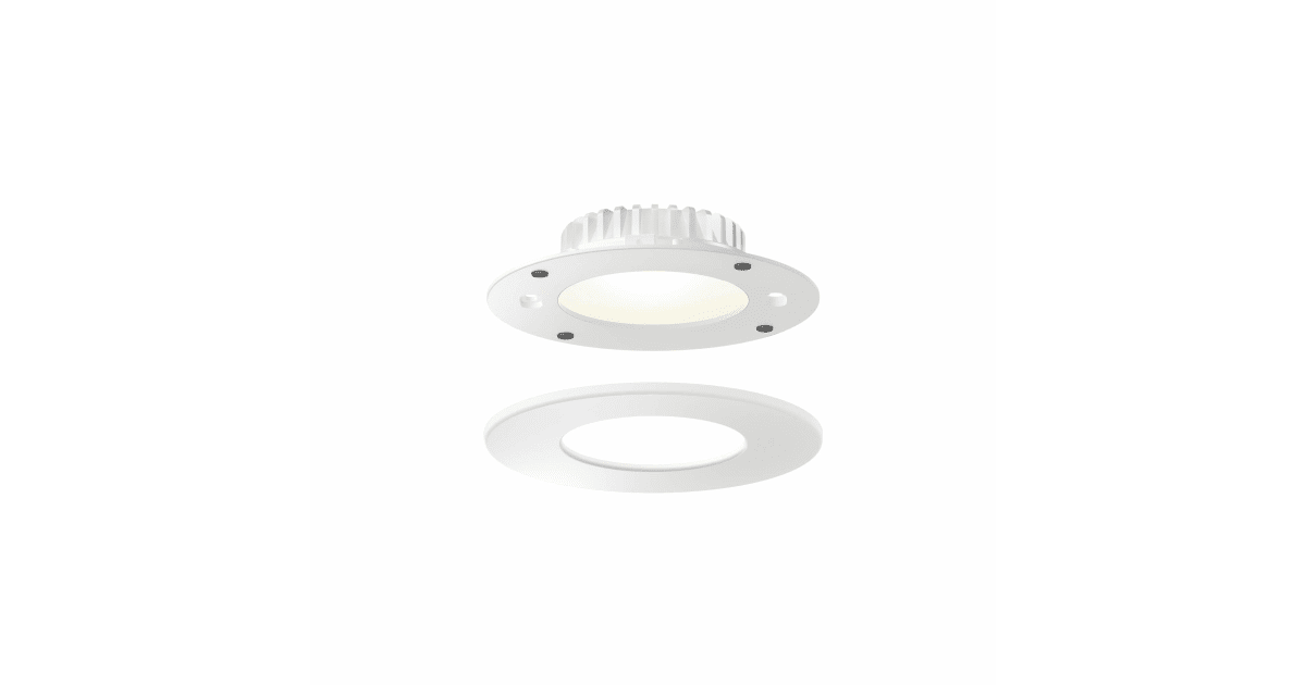 DALS Lighting RTF4-CC-WH Alter Series 5" Medium (E26) Reflector ...