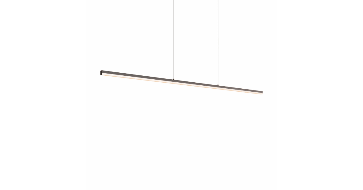 DALS Lighting SLPD60-CC-BK Current 60" Wide Suspension Linear Pendant ...