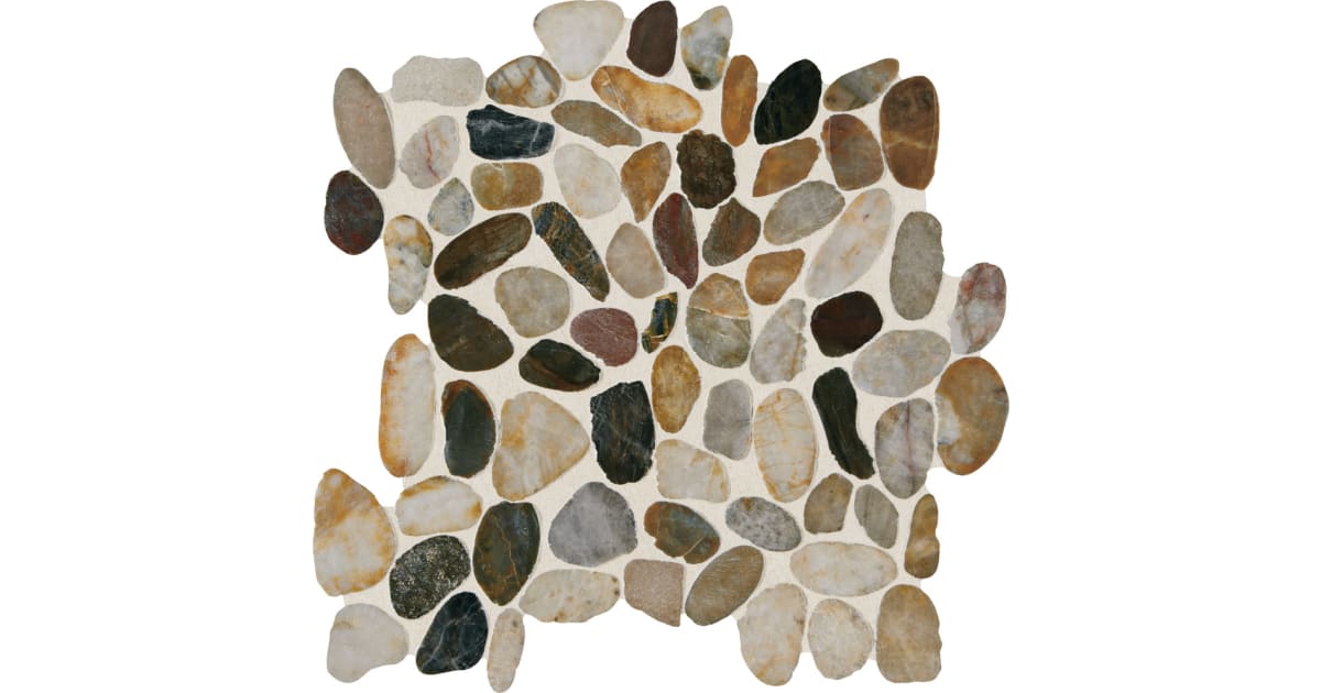 Daltile DA07RIVRPEBMS1P Earthy Blend - 12" x 12" Specialty Tile ...