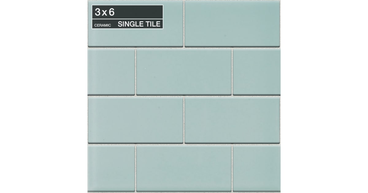 Daltile 014836MOD1P4 Rittenhouse Square Spa 6" x 3" Ceramic Floor Tile ...
