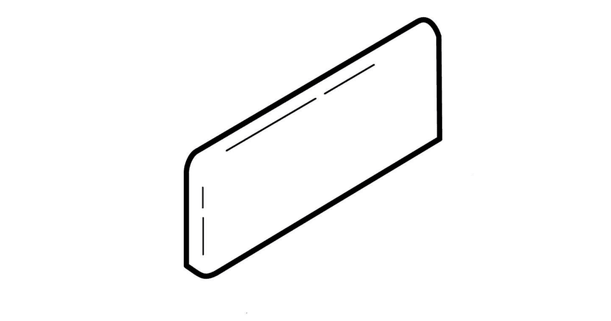 Daltile 0197SCR44C9M1P2 Modern Dimensions - 12-3/4" x 4-1/4" Bullnose ...