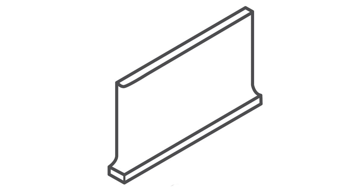 Daltile 0709SCR3401 Matte - 4-1/4" x 4-1/4" Cove Base | Build.com