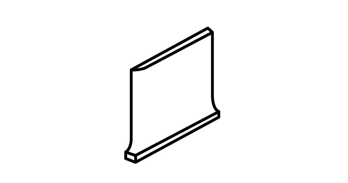 Daltile 0Q42QCL3565F1P Quarry Tile 5 x 6 Inch Left Side Cove Base ...