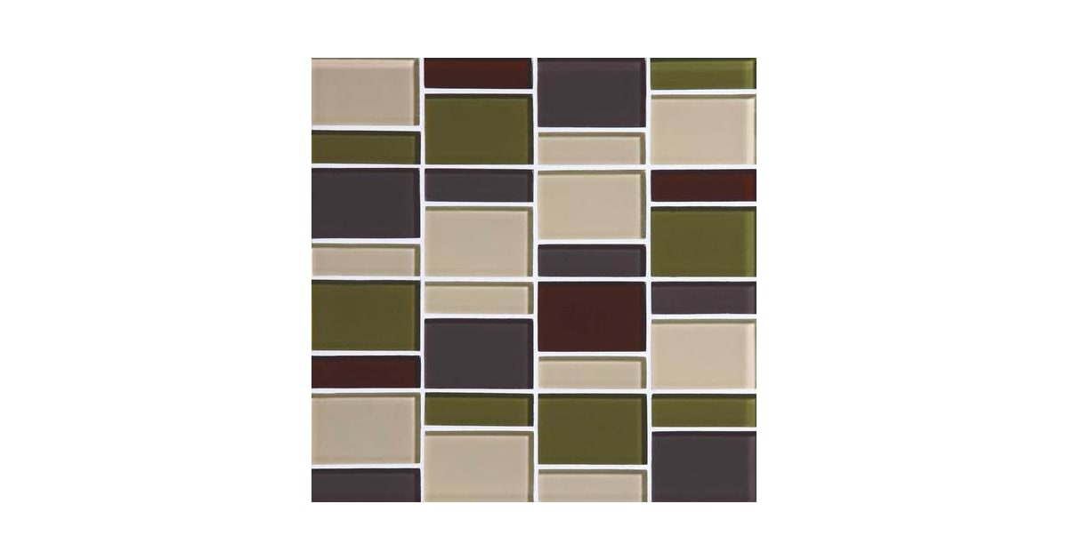 Daltile CW26BLRANDMS1P Color Wave - Block Random Mosaic Wall Tile ...
