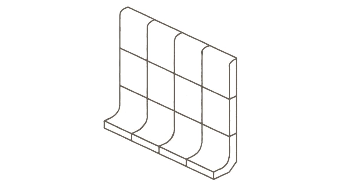 Daltile D317MB5B1P Keystones - 12" x 5" Cove Base Floor Tile ...