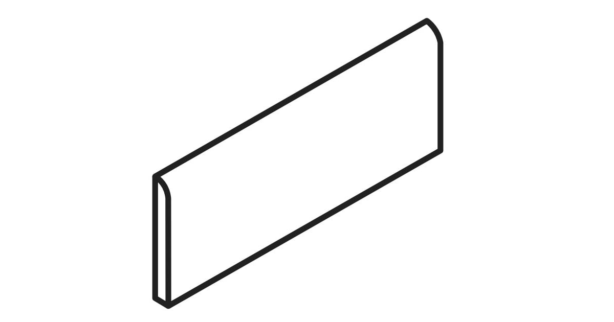 Daltile DP03S43F91P1 Diplomacy - 24" x 3" Bullnose Tile - Unpolished ...