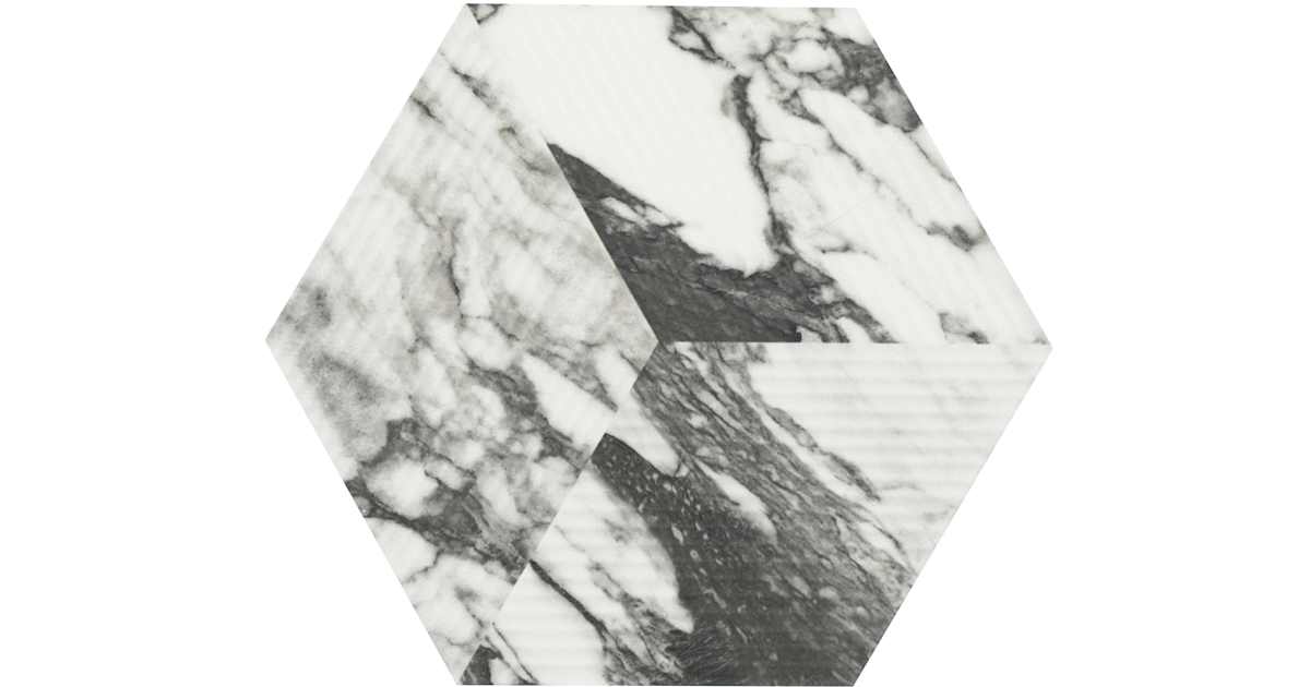 Daltile DV05HEX8MBMT Divinium - 8" x 9" Solid Floor and Wall Tile ...