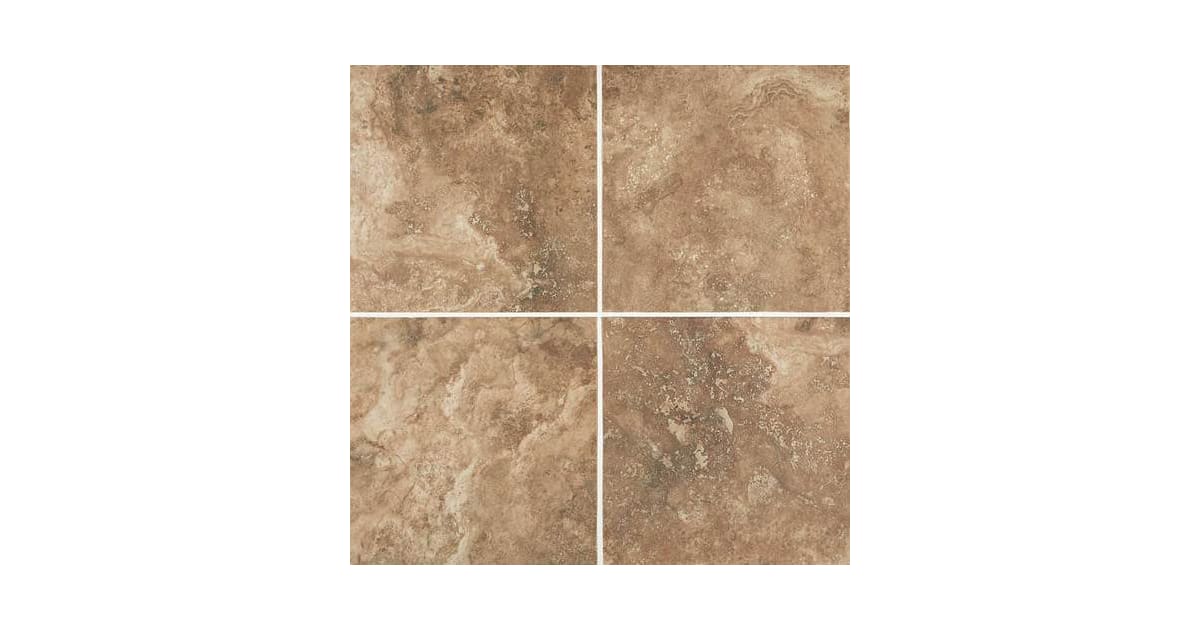Daltile EV991818P1P6 Esta Villa - 18" x 18" Square Floor and Wall Tile ...
